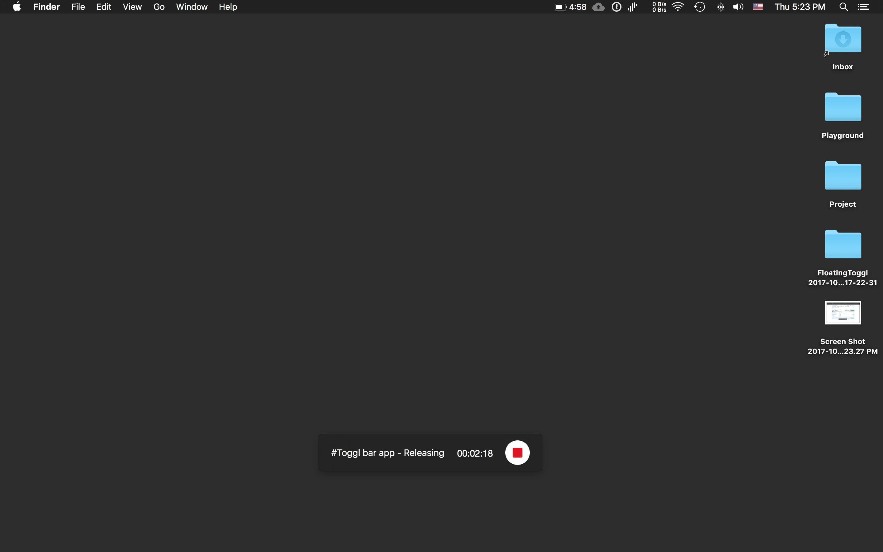 GitHub - zhigang1992/InTime: InTime - Unofficial Toggl App stay on your screen.