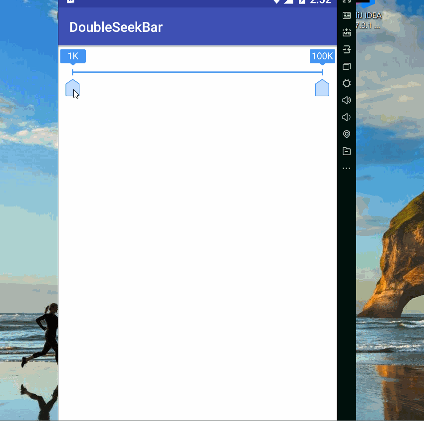 GitHub - yizems/DoubleSeekBar: 仿智联招聘月薪范围选择
