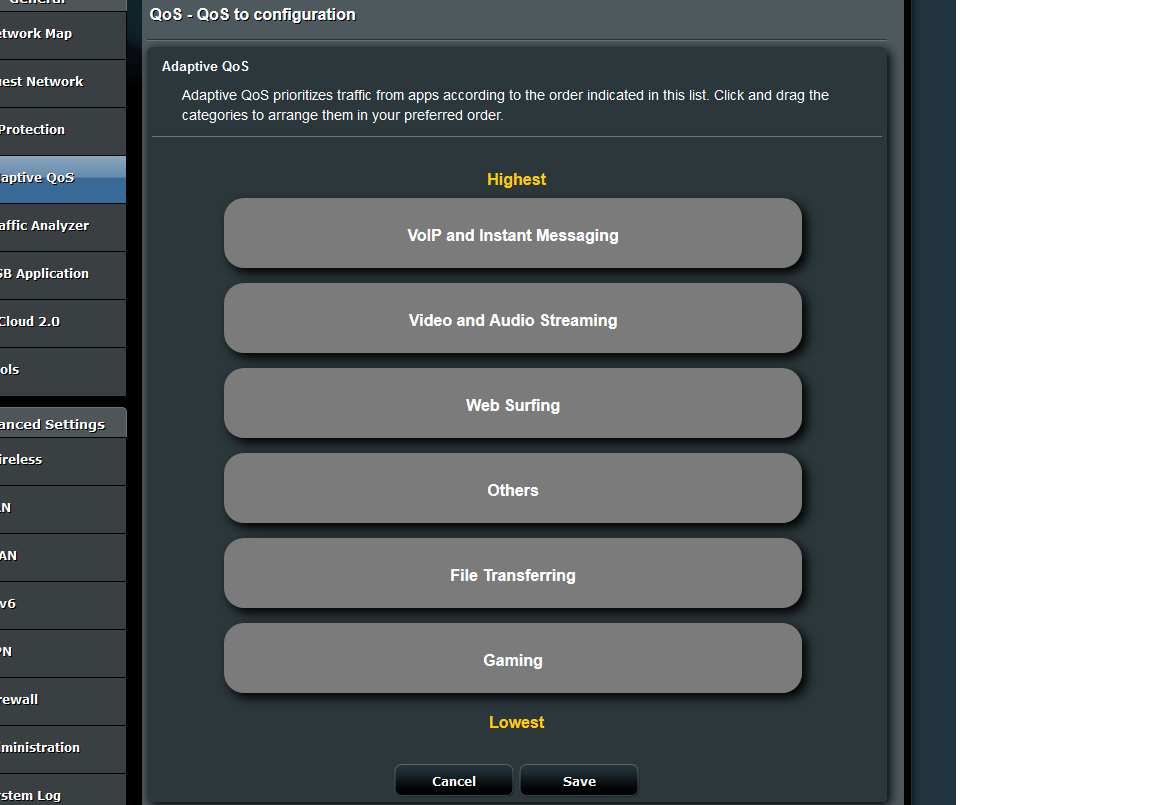 Qos setting question | SNBForums