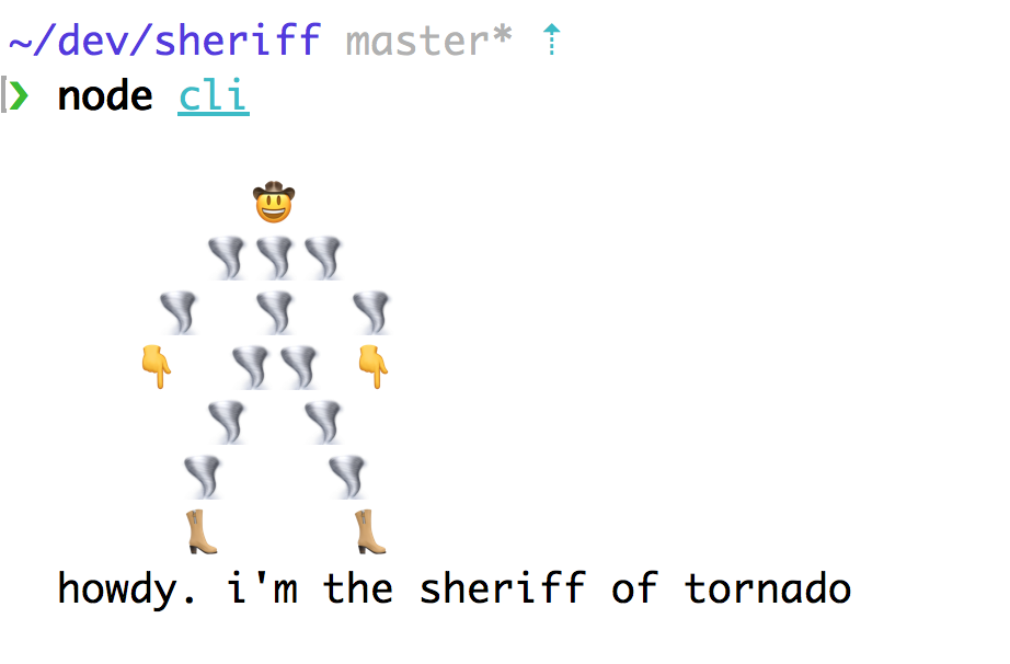 GitHub - egoist/sheriff: npx sheriff-cli 😁