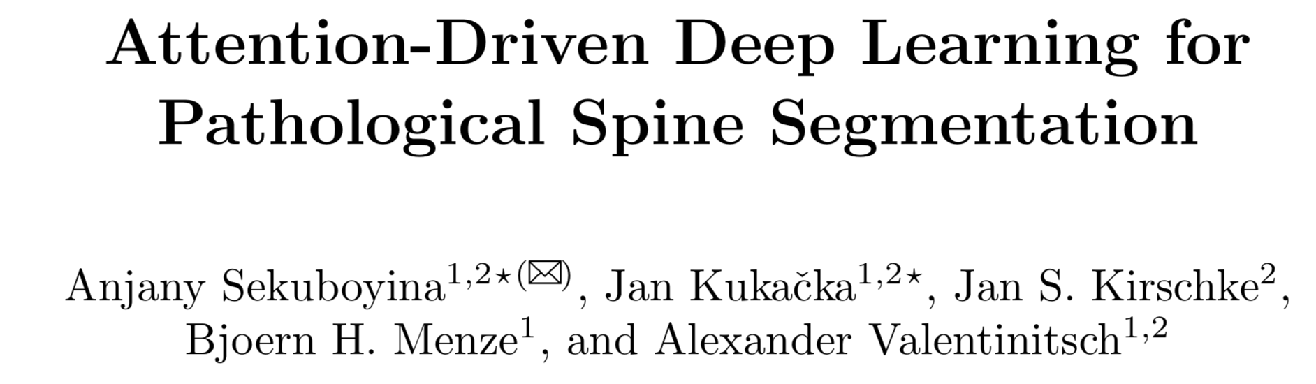 Attention-Driven Deep Learning for Pathological Spine Segmentation-CSDN博客