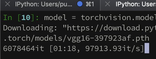 What does "it/s" when downloading pth file? 97913.93it/s? · Issue #18260 · pytorch/pytorch · GitHub