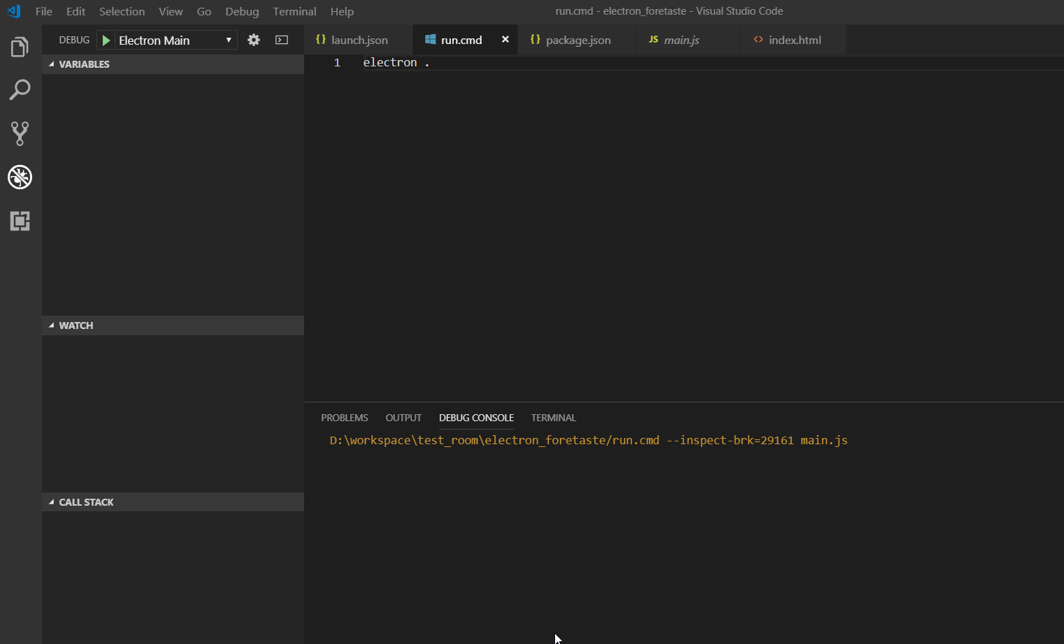 VSCode 如何运行调试全局安装的 Electron_vscode debug express electron-CSDN博客