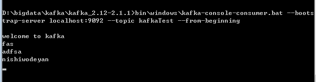 Kafka（二）--windows环境下kafka2.1的安装和使用_kafka 2.1安装 windows-CSDN博客