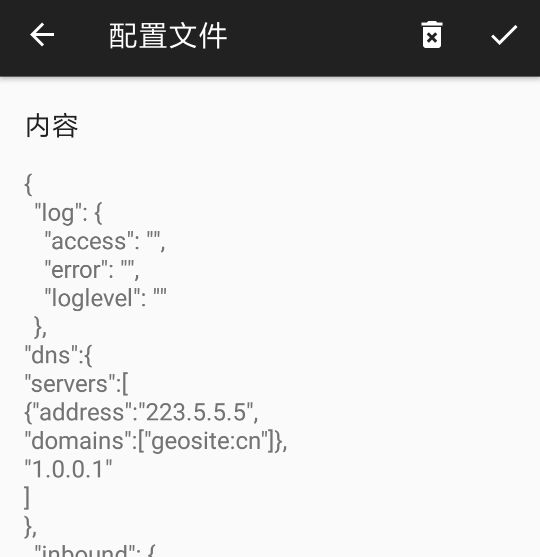 自定义配置的 DNS 配置无效 · Issue #18 · 2dust/v2rayNG · GitHub
