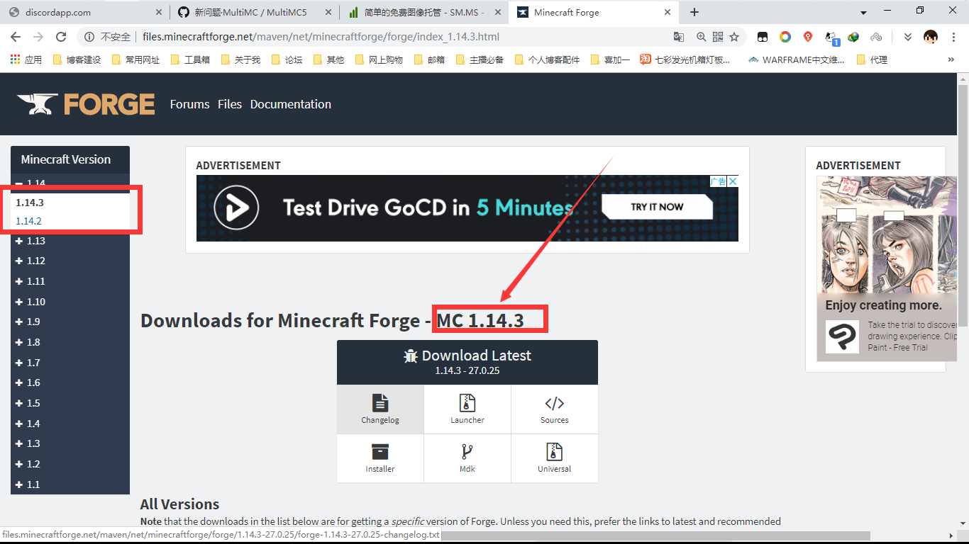 Why is there no Forge version 1.13 or higher? · Issue #2734 · MultiMC/Launcher · GitHub