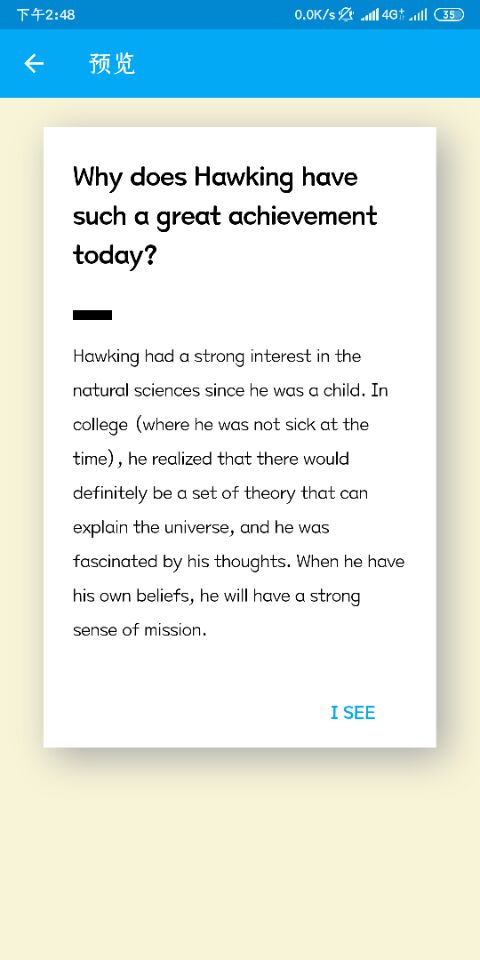 Sample (from 6 notes)