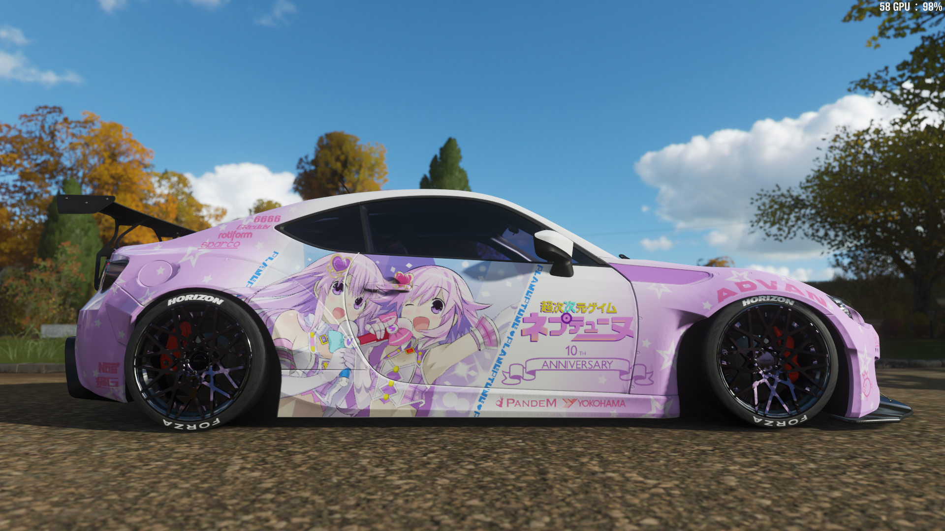 Neptune&Nepgear's idol live itasha livery for BRZ and WRX STI 08 ...