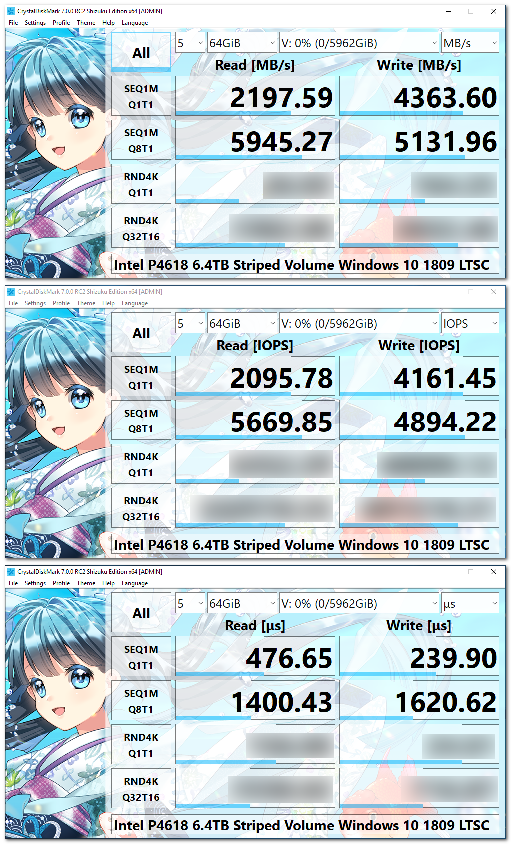 Intel P4618 6.4TB初步快餐测试 - 电脑讨论 - Chiphell - 分享与交流用户体验