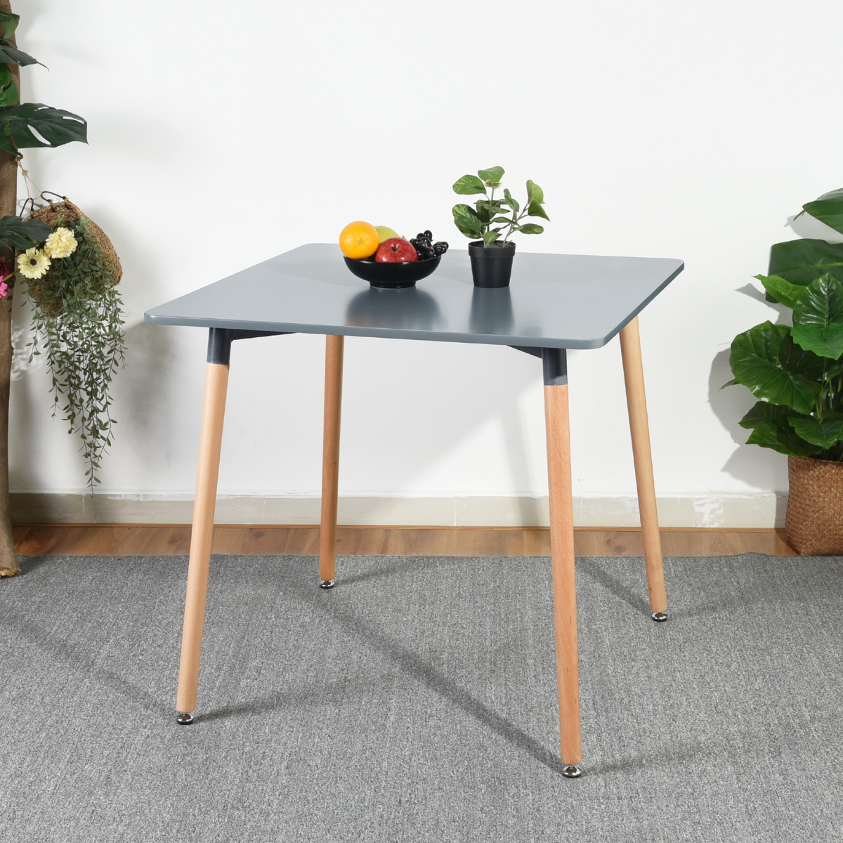 Table à Manger carré de 2 à 4 Personnes - Table à Manger Minimaliste ...