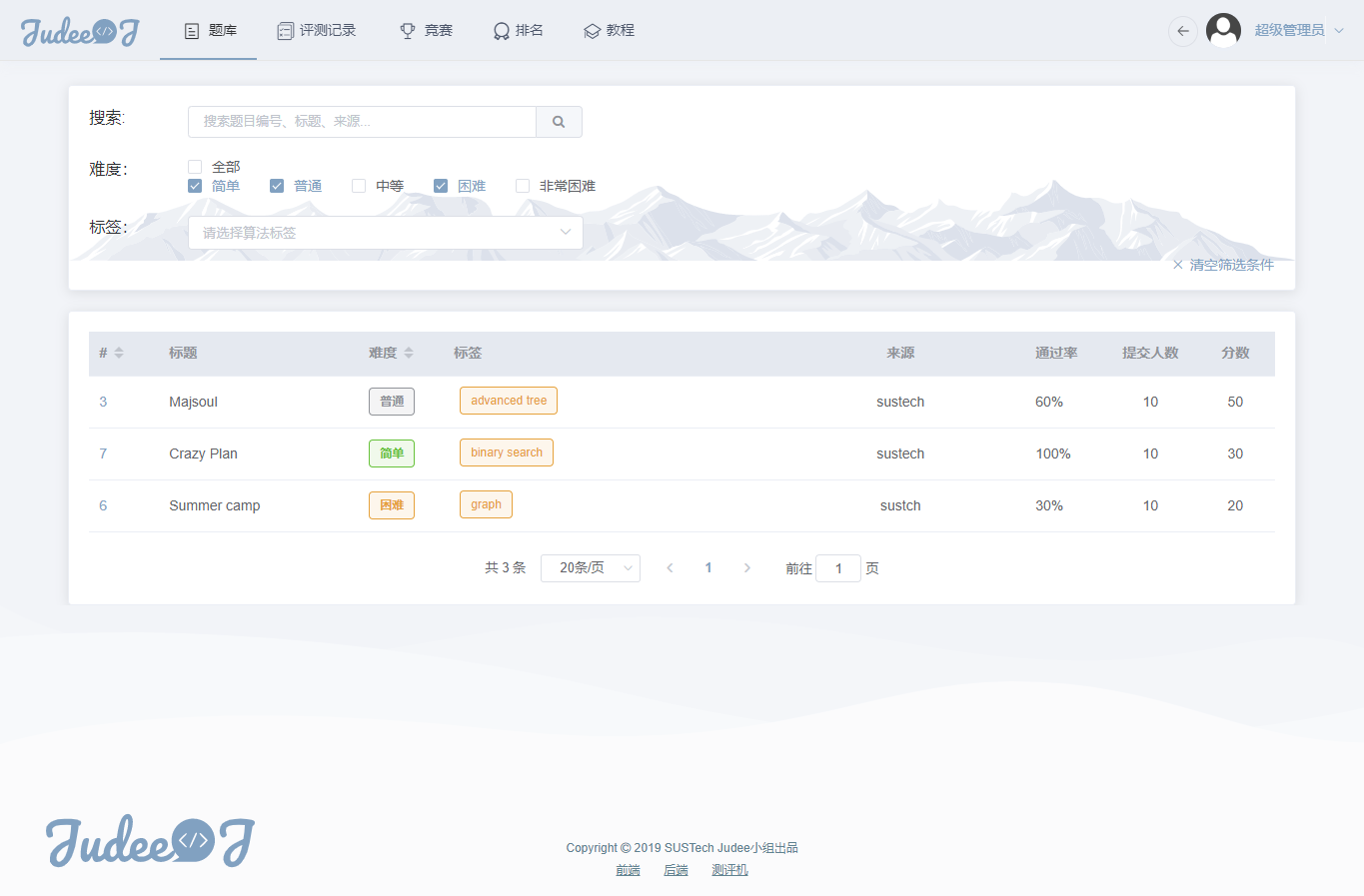 GitHub - darkliang/JudeeBE: cs309 project