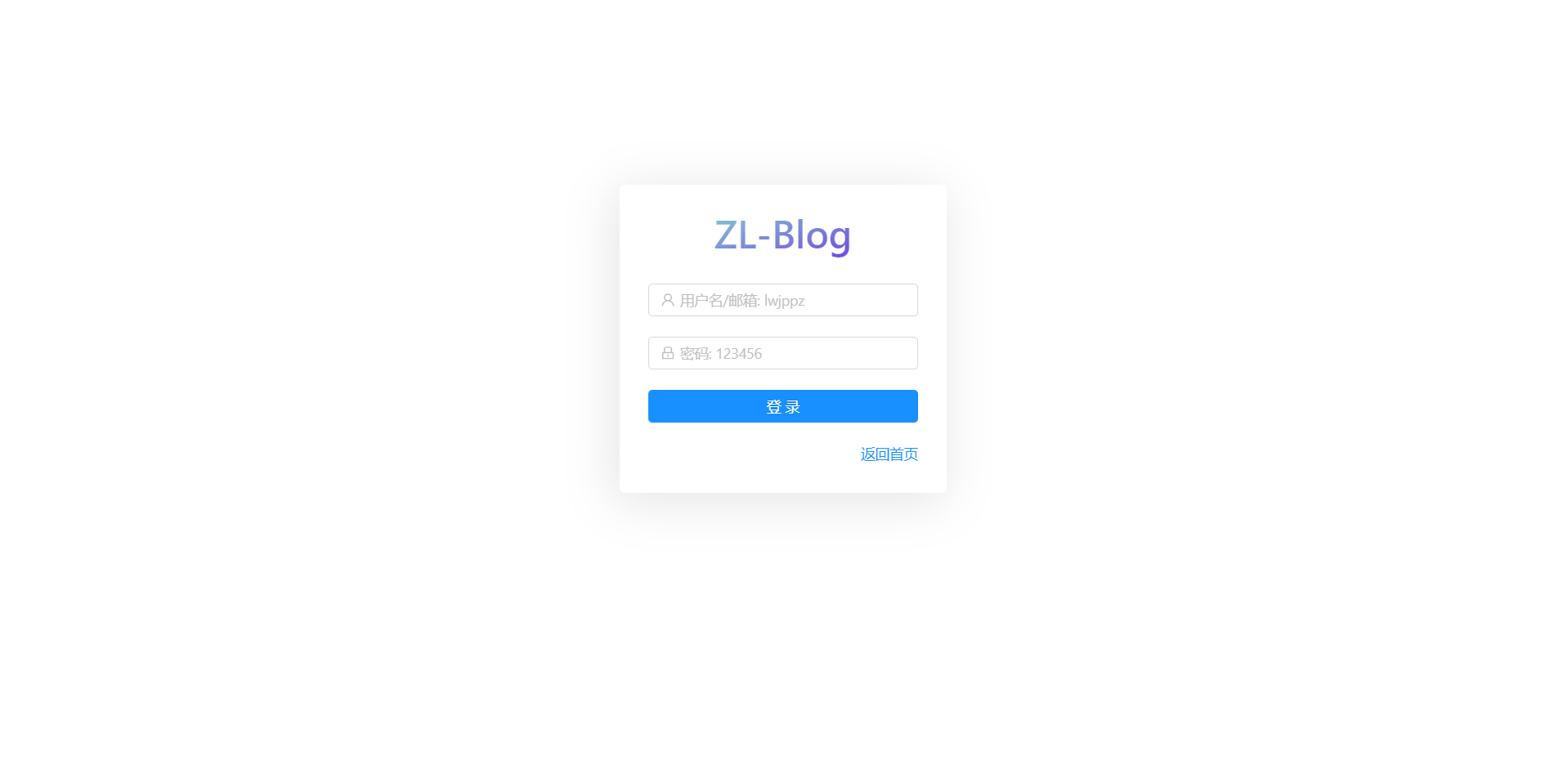 GitHub - Curllen/Zl-Blog