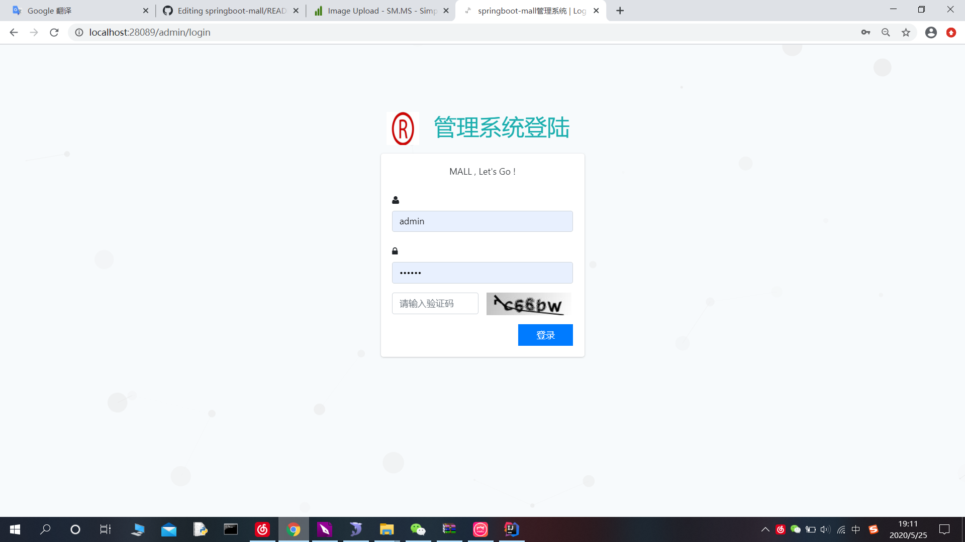 GitHub - lastingwar/springboot-mall: springboot的商城项目，包含后台信息管理和商城页面两部分（已经部署至阿里云服务器）
