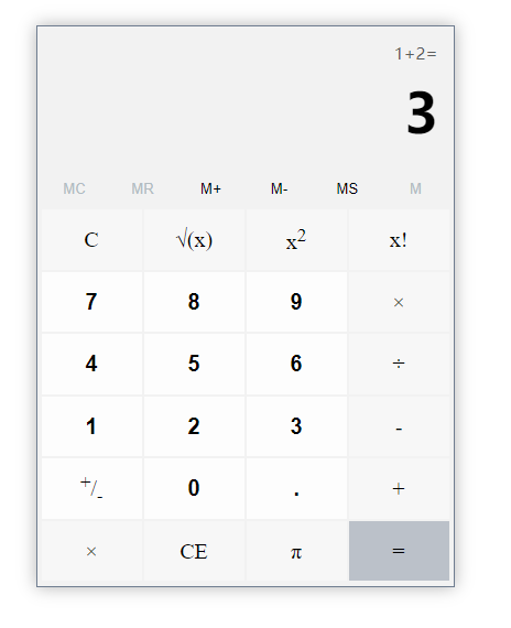 GitHub - ikozn/calculator: Vanilla JavaScript实现的仿WIN10计算器