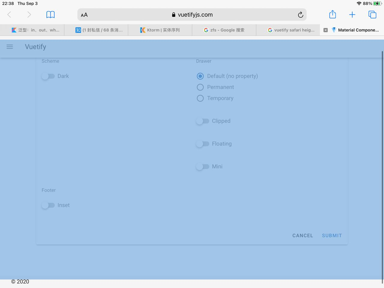 [Bug Report] v-main wrong height on Safari on iPadOS · Issue #12171 · vuetifyjs/vuetify · GitHub