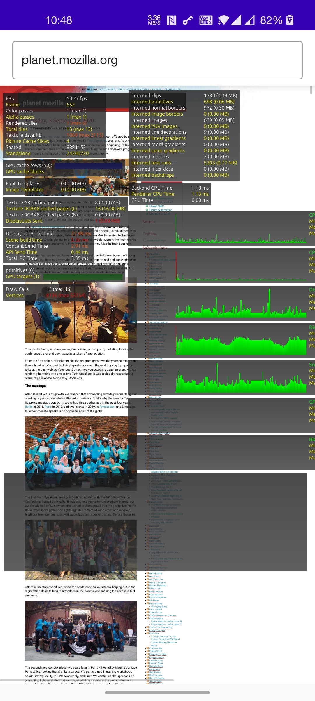 1662380 - GeckoView seen not support high refresh rate like 90hz