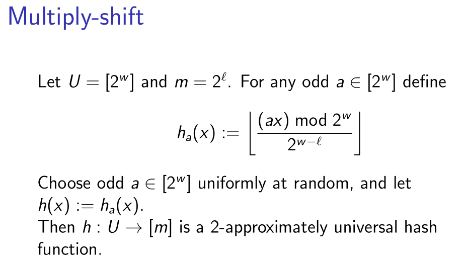 Hashing哈希函数(Introduction to Algorithms, 算法导论，CLRS)学习笔记_算法导论 universal hash function_LBWNB、的博客-CSDN博客