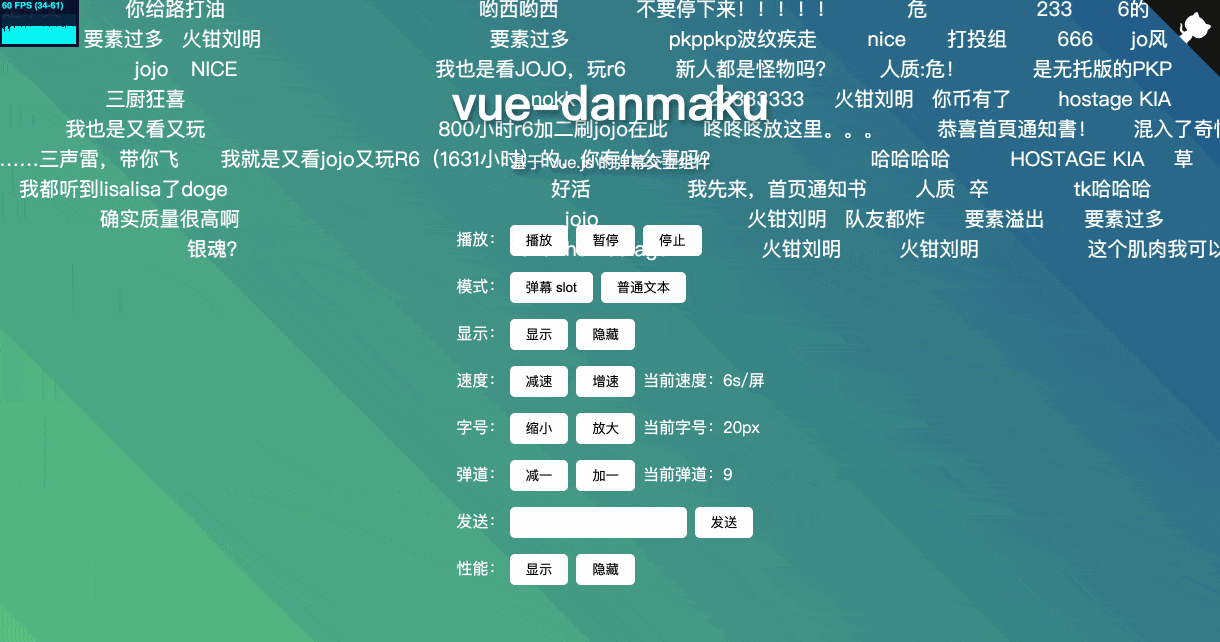 npm:vue3-danmaku | Skypack