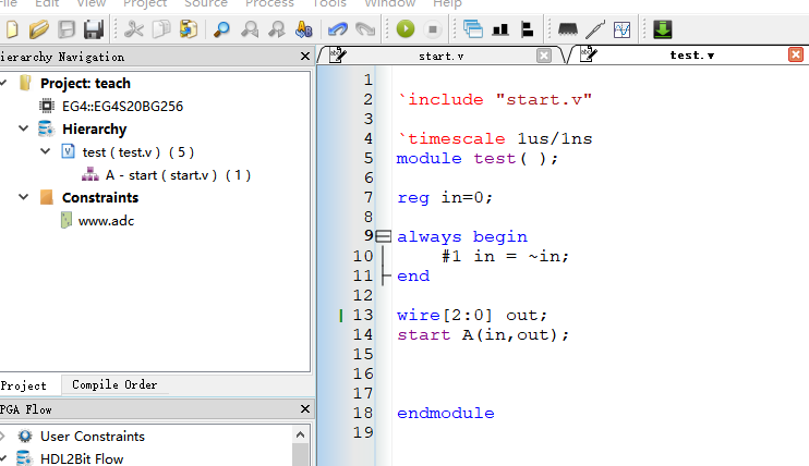 FPGA学习-5：仿真 - tastynoob's blog