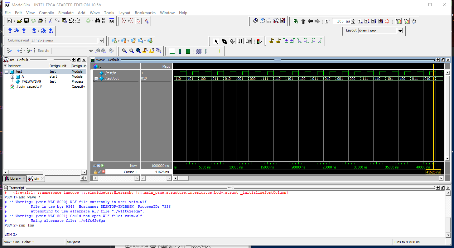 FPGA学习-5：仿真 - tastynoob's blog