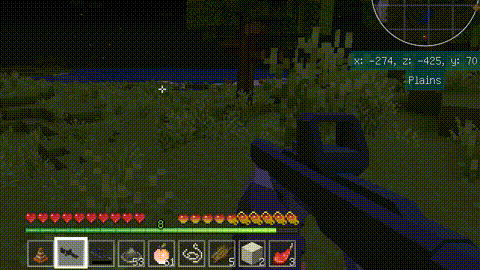 The muzzle flash effects of single-shot guns will be displayed twice ...