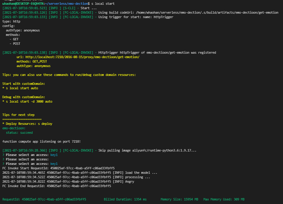 基于Serverless Devs的深度学习模型部署-阿里云开发者社区