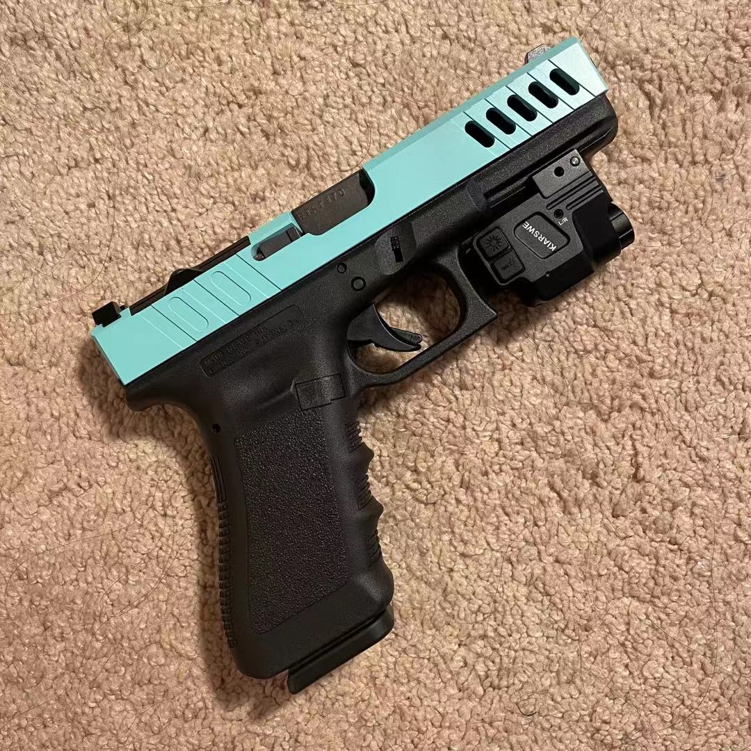 Glock 17 Gen3, Extra Gold Barrel & Tiffany Blue Slide, San Diego,LA No ...