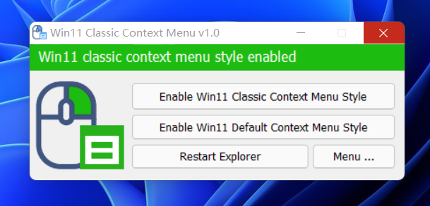 Enable W11 classic context menu : r/Windows11