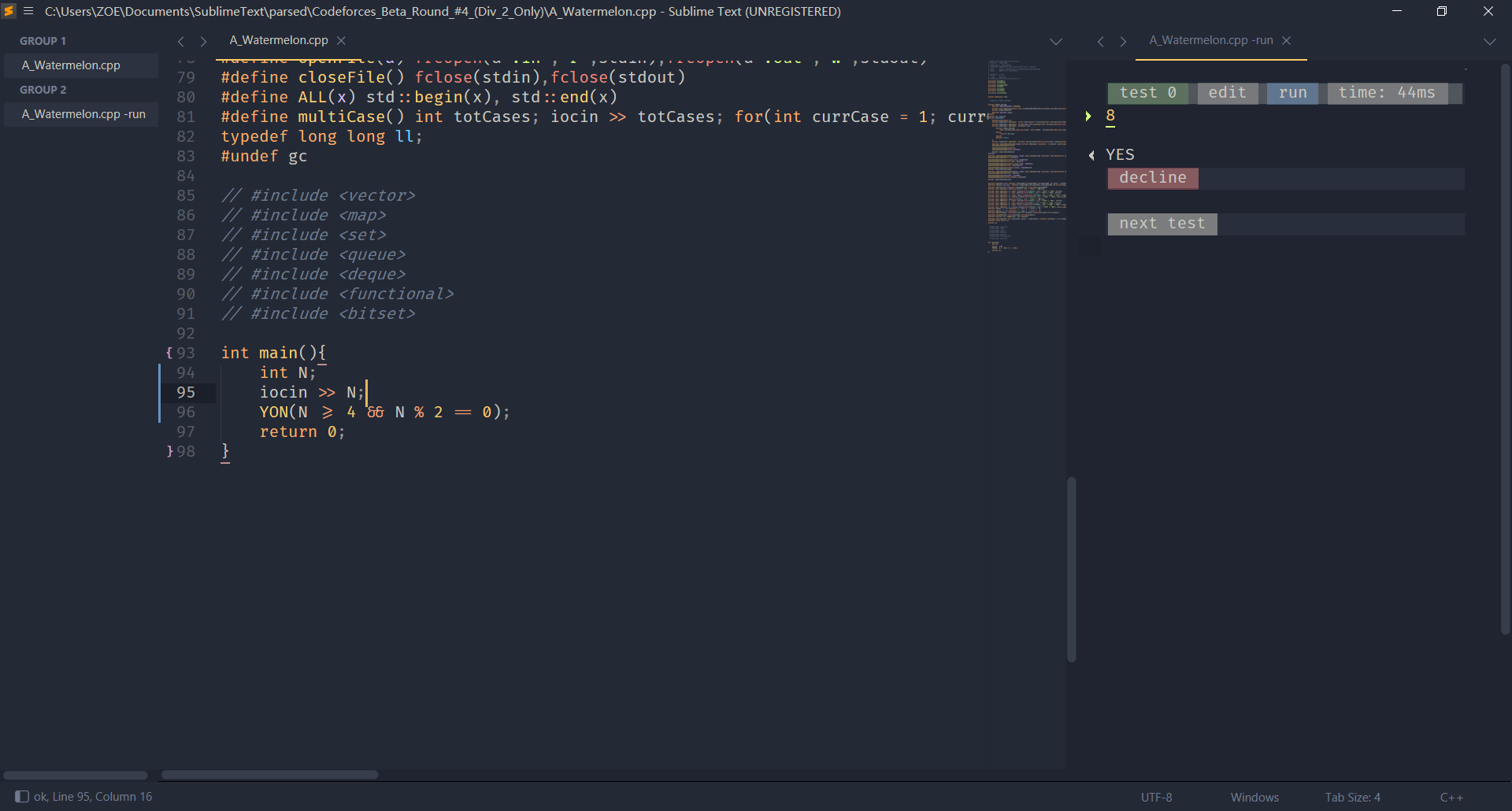 Codeforces Contest Helper v2：解决 CF 比赛需求 - 洛谷专栏